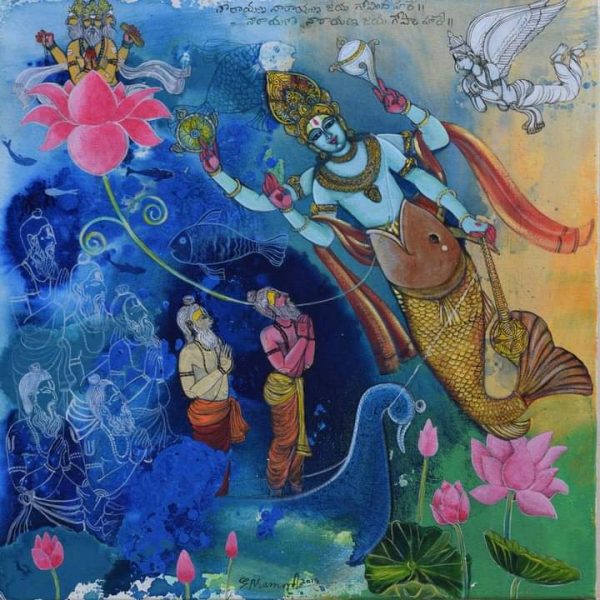 Artist, Pramod Reddy Gade : "My works is influenced by Hindu mythology ...