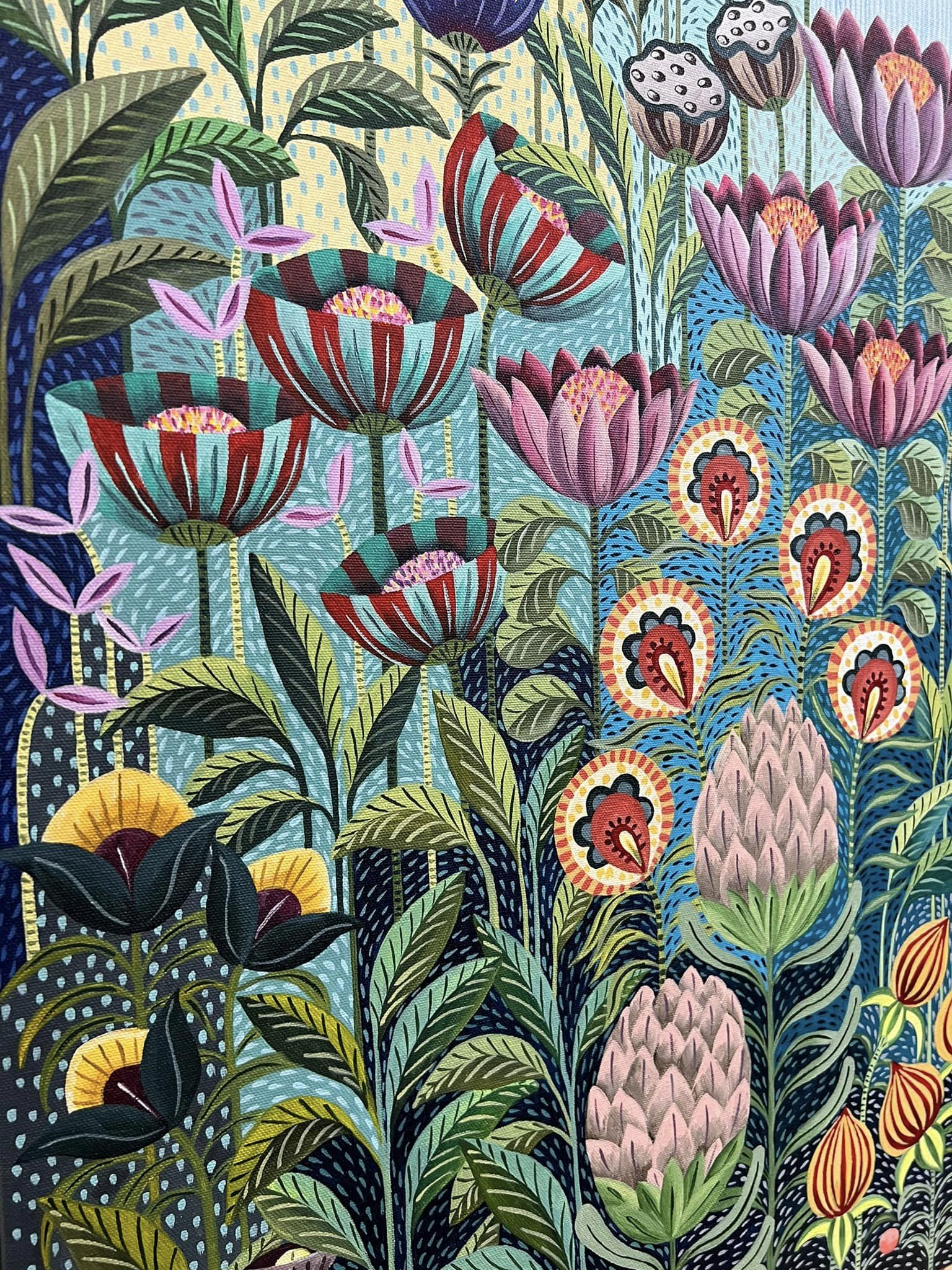 Artist, Nidhi Mariam Jacob: "Eternal Transformations Art, Nature, and the Cycle of Life ...